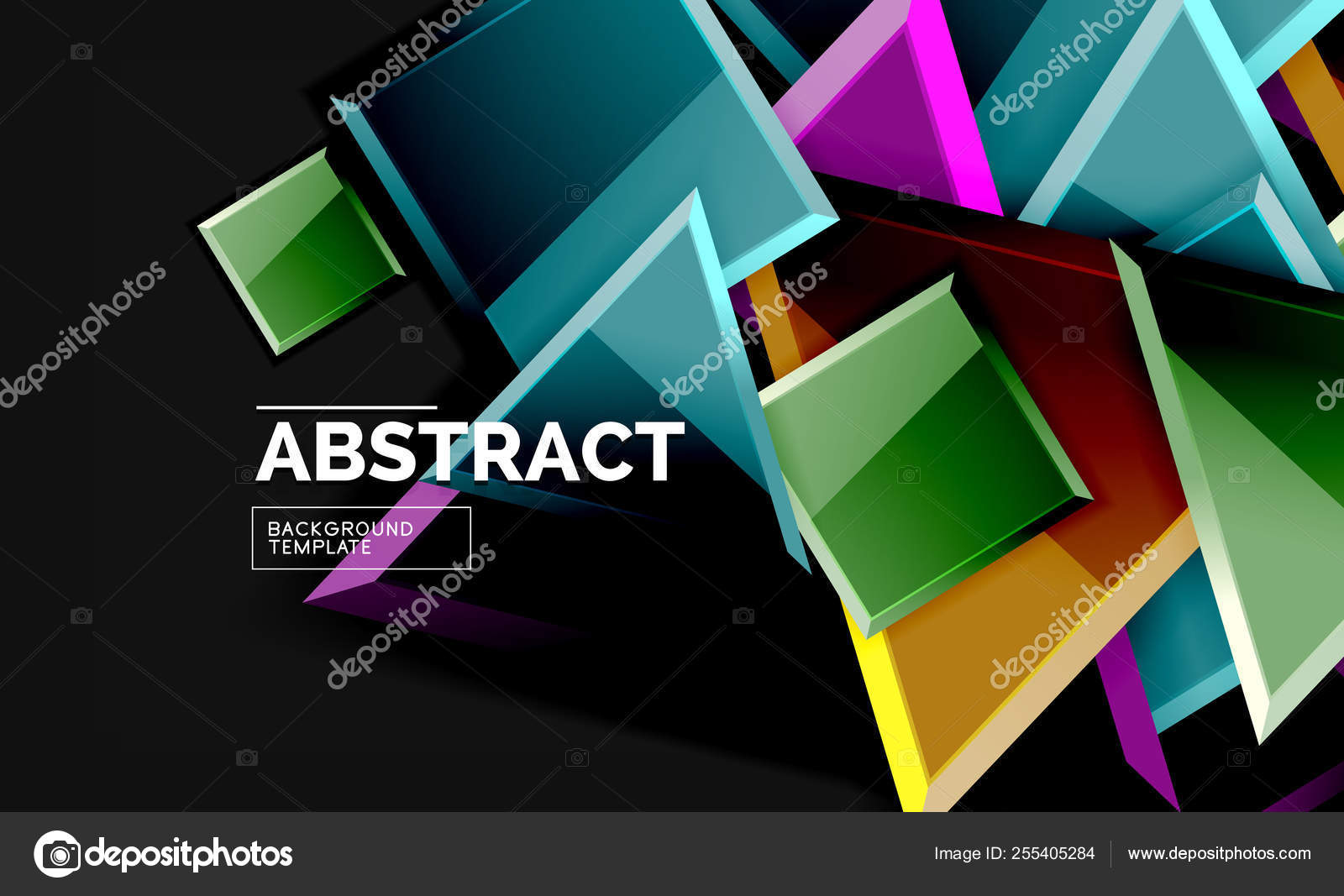 Shiny style geometric background Stock Vector Image by ©akomov #255405284