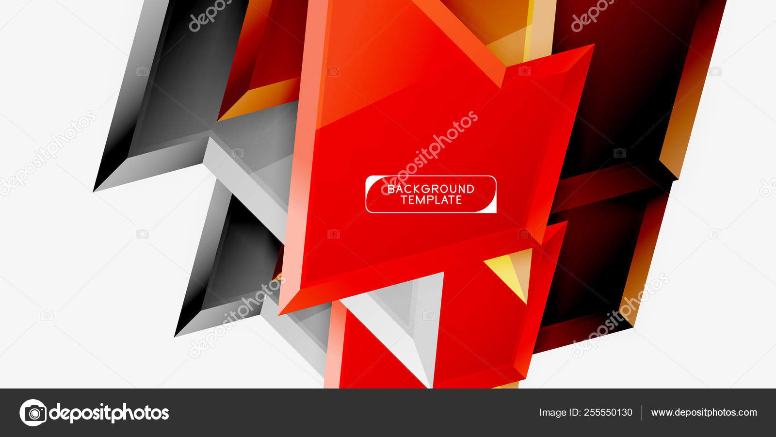 Diseño triangular de fondo de polietileno bajo, triángulos multicolores ...