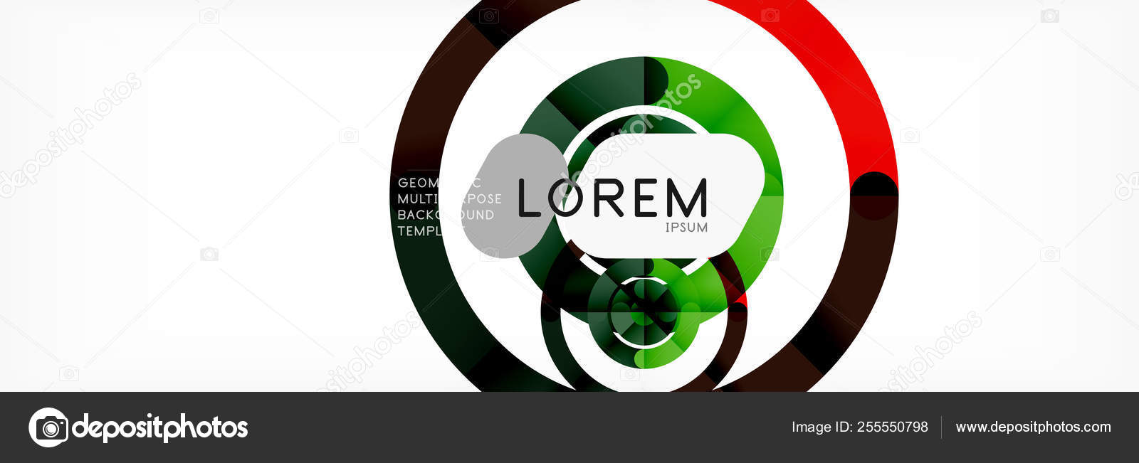 Circular lines design background Stock Vector by ©akomov 255550798