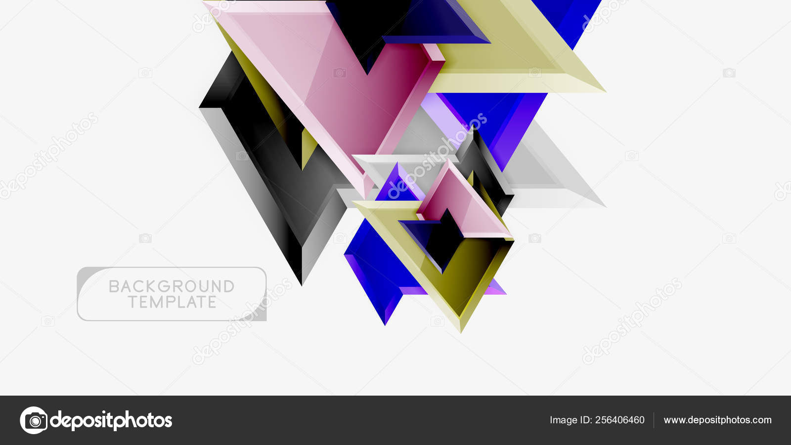 Triangular low poly background design, multicolored triangles. Vector ... Triangular low poly background design, multicolored triangles. Vector ...