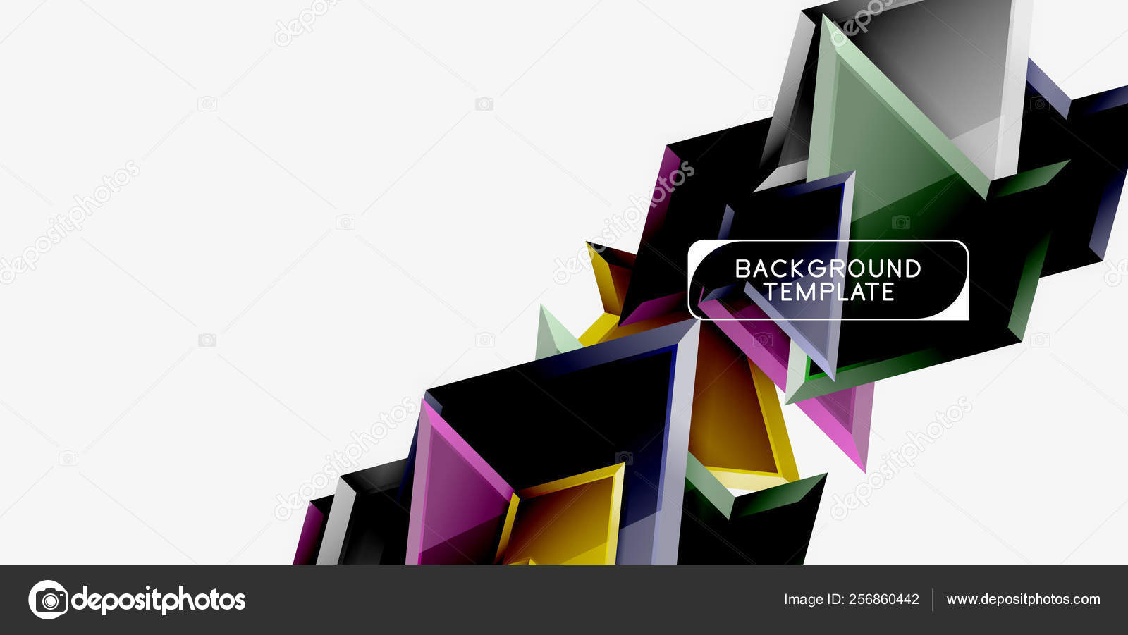 Geometric minimal design background Stock Vector by ©akomov 256860442