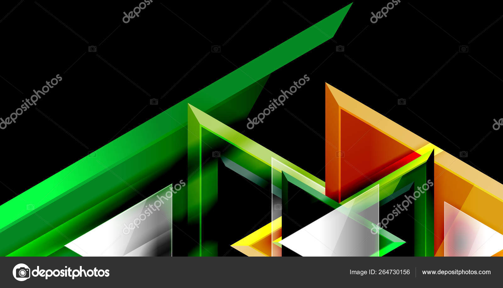 Dynamic triangle composition abstract background Stock Vector Image by ...