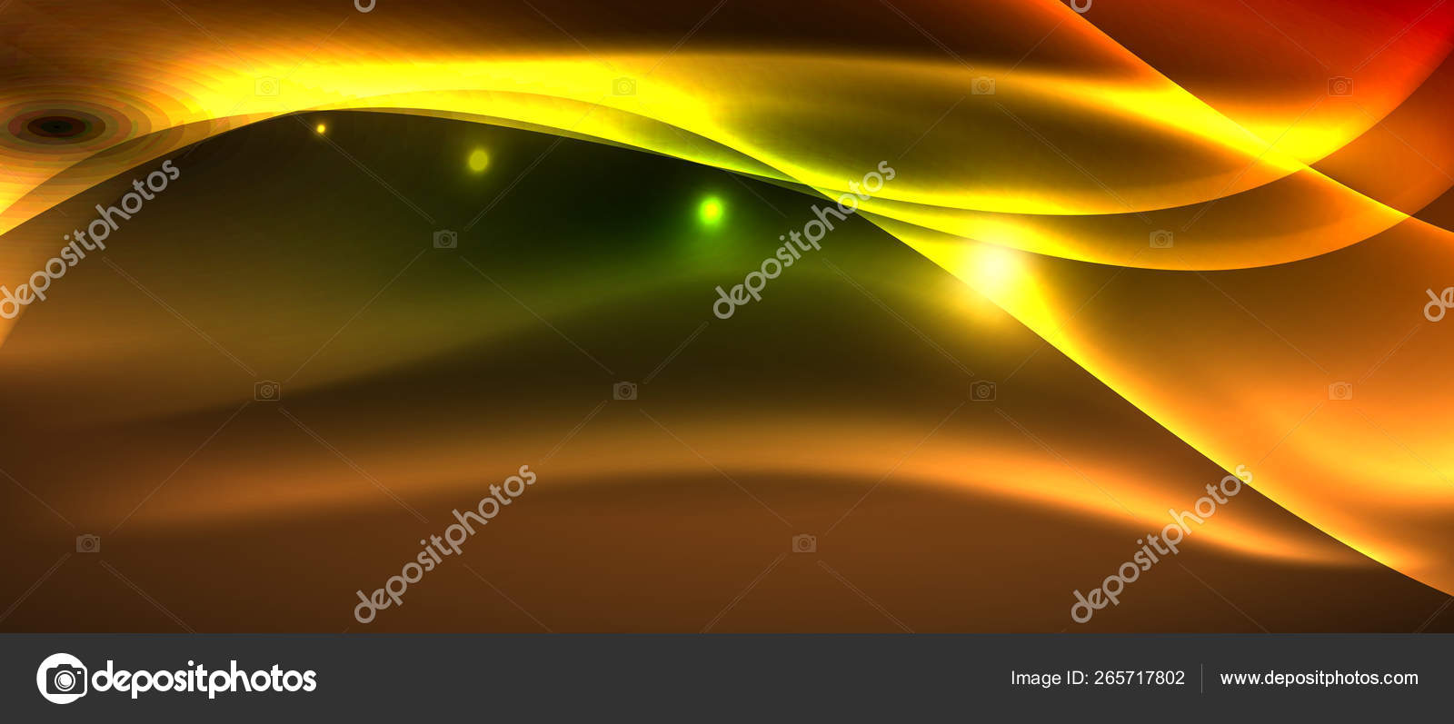 Neon light waves Stock Vector by ©akomov #265717802