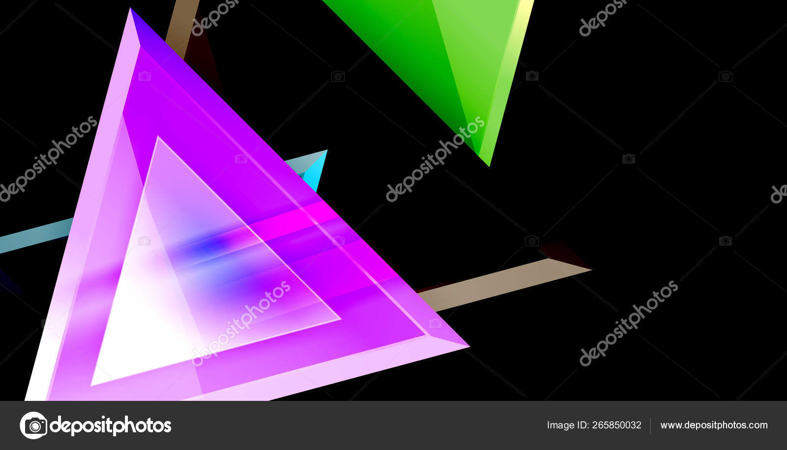 Dynamic triangle composition abstract background Stock Vector Image by ...