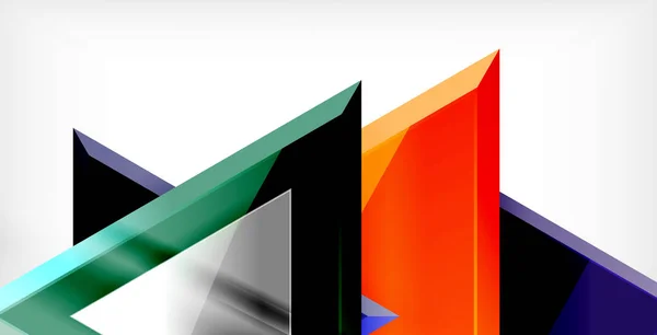 Glossy shiny triangles background Stock Vector Image by ©akomov #265086480