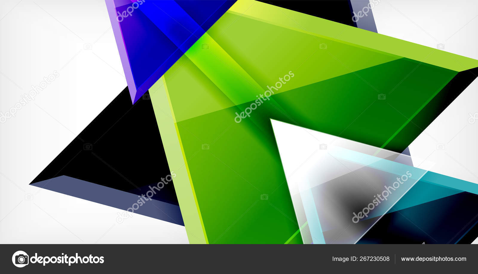 Dynamic triangle composition abstract background Stock Vector Image by ...
