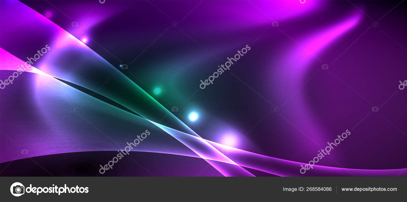 Glowing shiny light abstract background Stock Vector Image by ©akomov ...