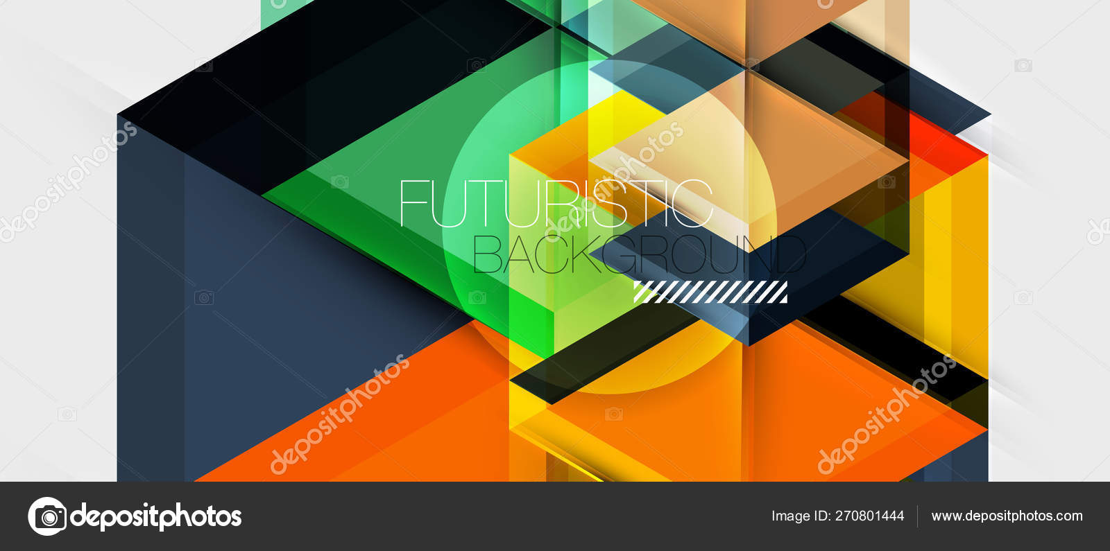 Geometric triangle and hexagon abstract background, vector illustration ...