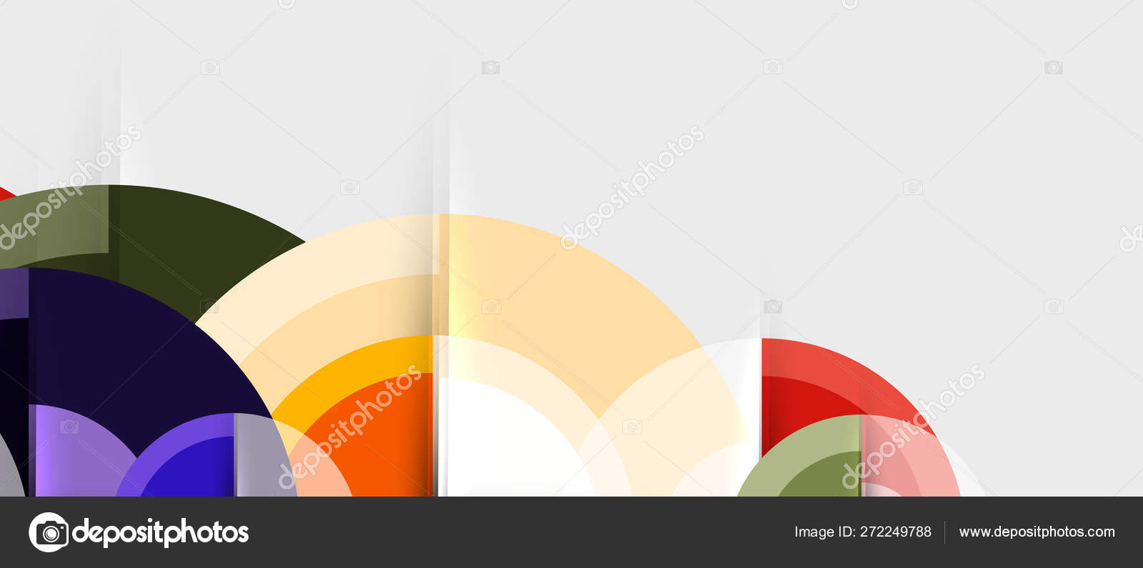 Circular geometrical design template Stock Vector by ©akomov 272249788