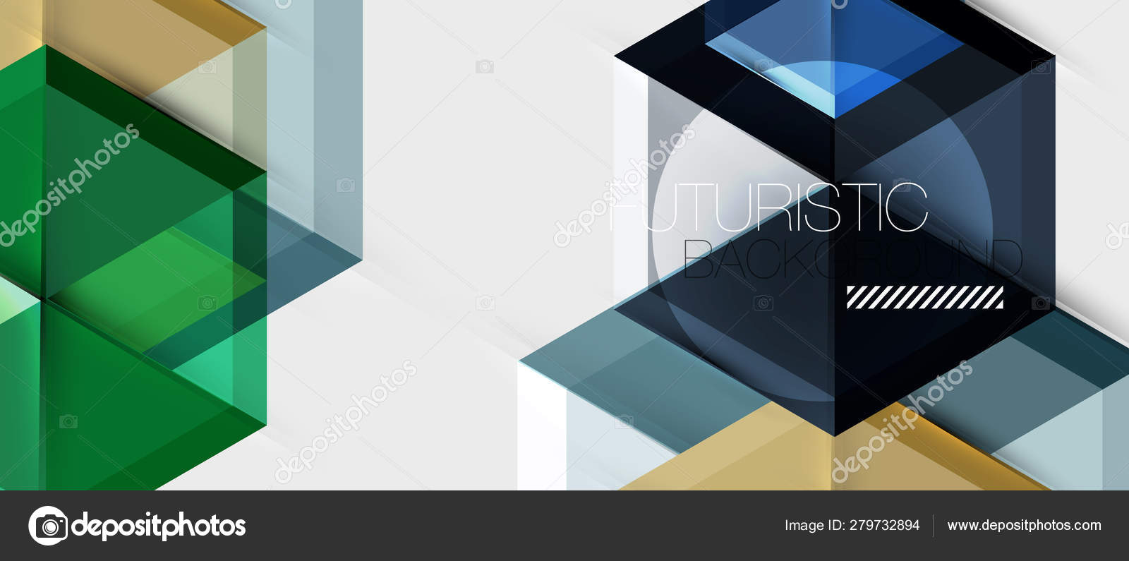 Geometric triangle and hexagon abstract background, vector illustration ...