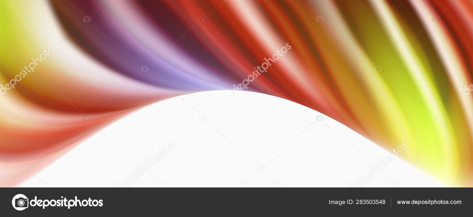 Color flowing waves, liquid conceptual abstract background Stock Vector ...