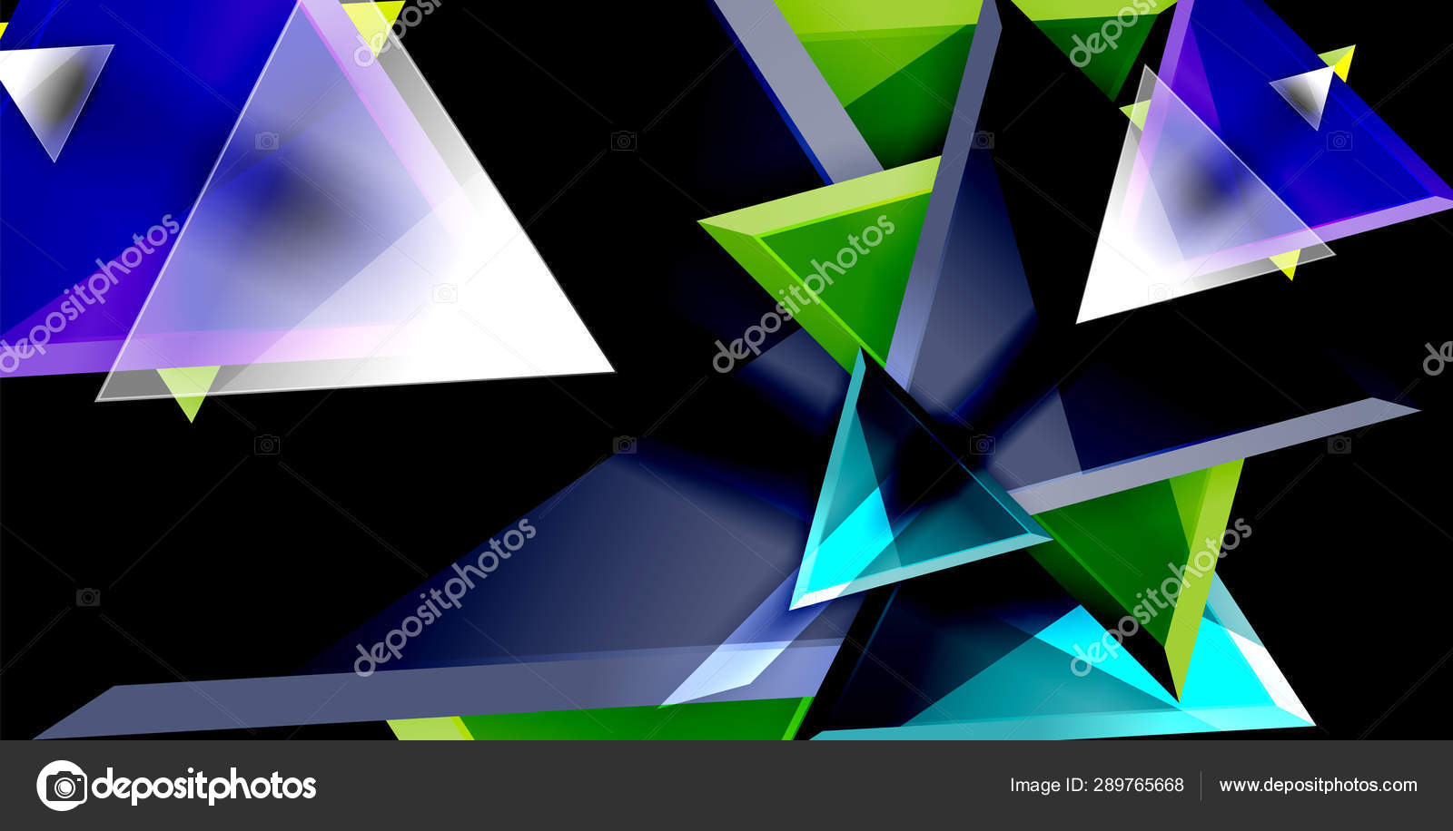 Dynamic triangle composition abstract background Stock Vector Image by ...