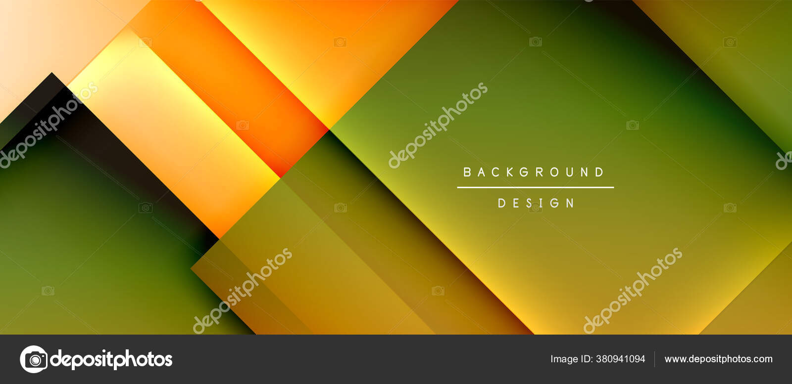 Square shapes composition, fluid gradient geometric abstract background ...