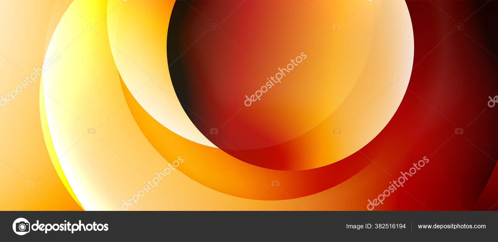 Circle modern geometric abstract background with liquid gradients Stock ...