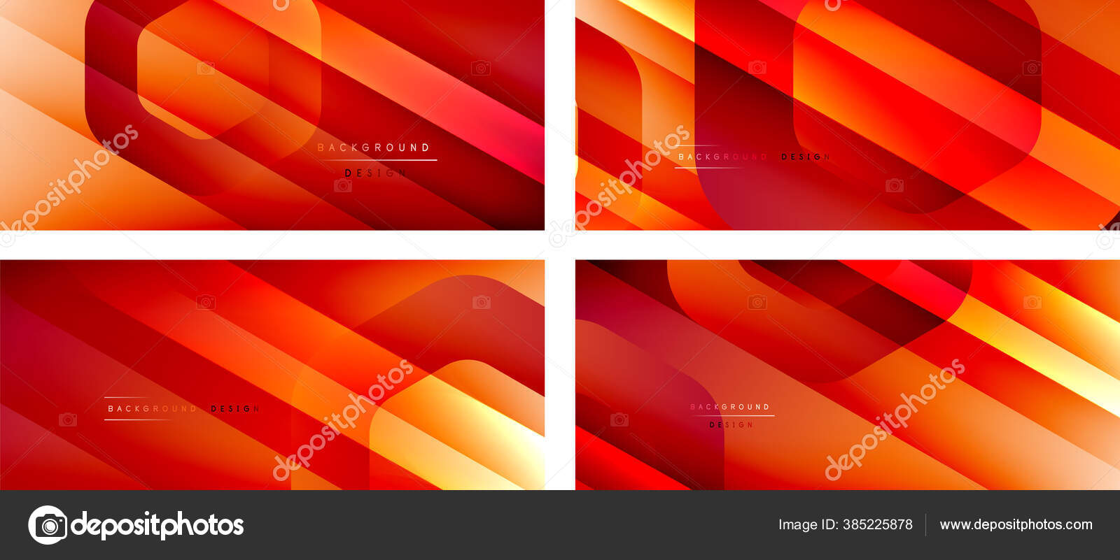 Set of hexagon geometric shapes and fluid gradients with 3d shadow and light straight lines ...