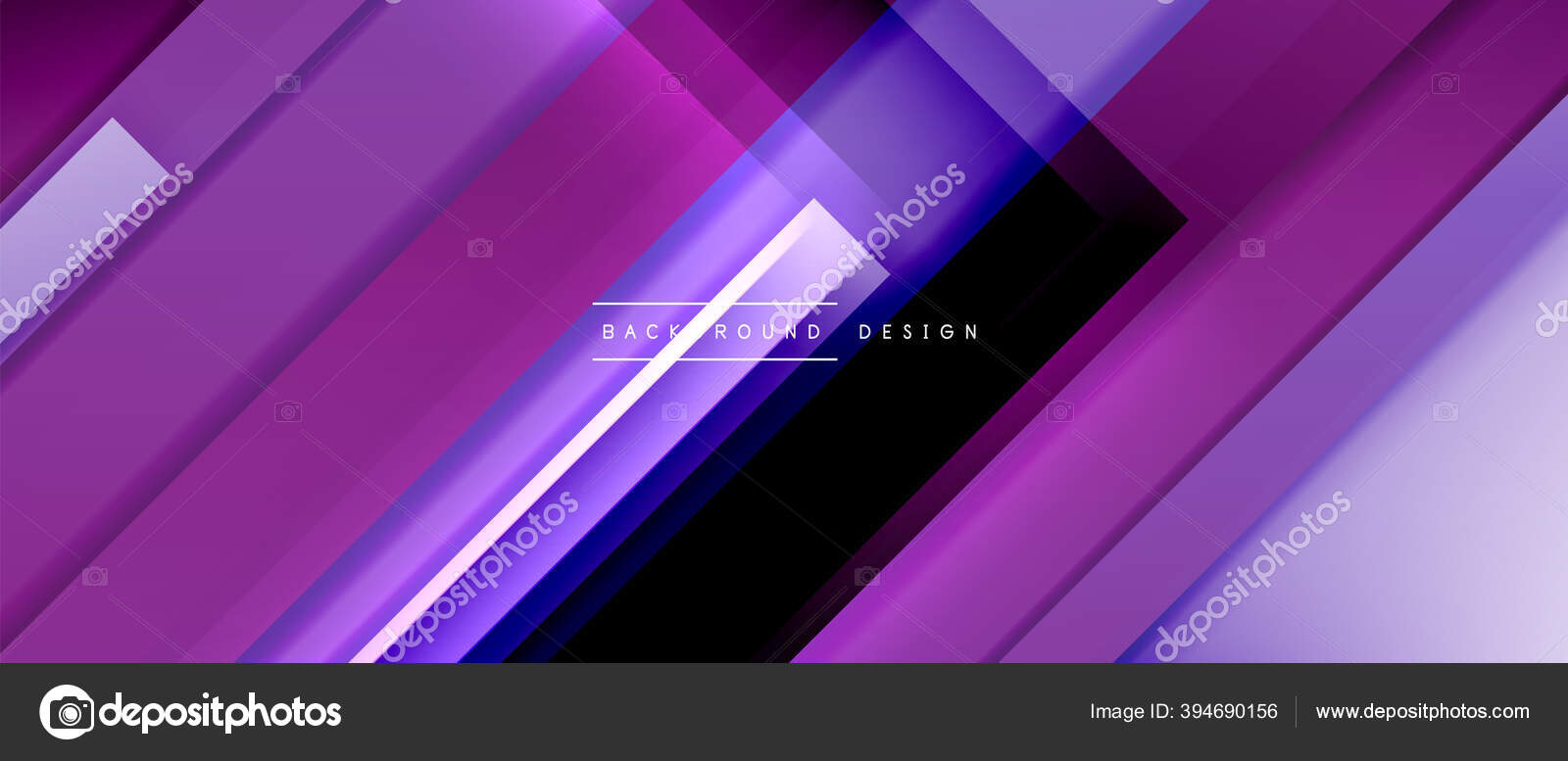 Dynamic lines on fluid color gradient. Trendy geometric abstract ...