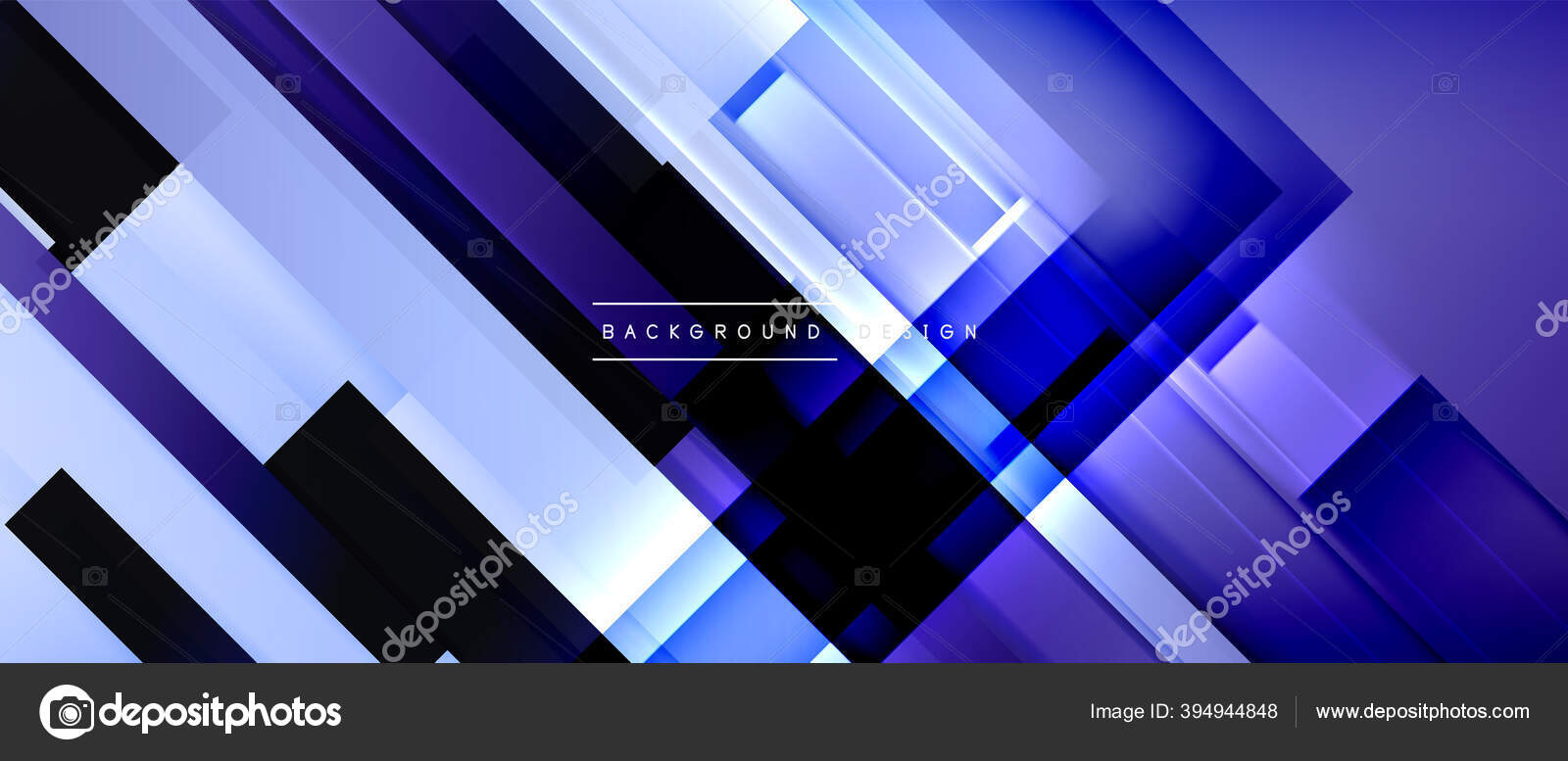 Dynamic lines on fluid color gradient. Trendy geometric abstract ...