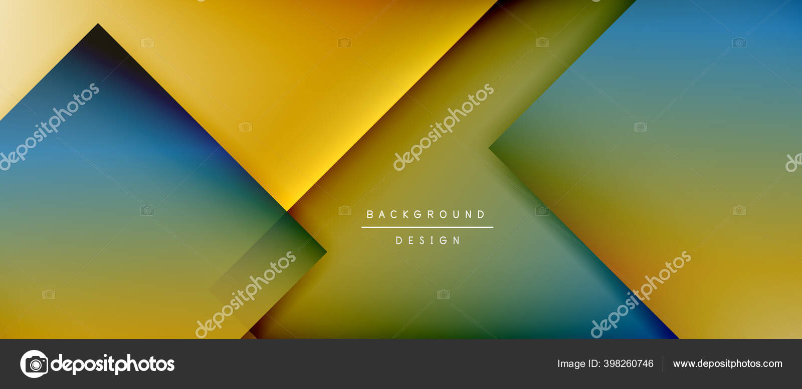 Square shapes composition, fluid gradient geometric abstract background ...