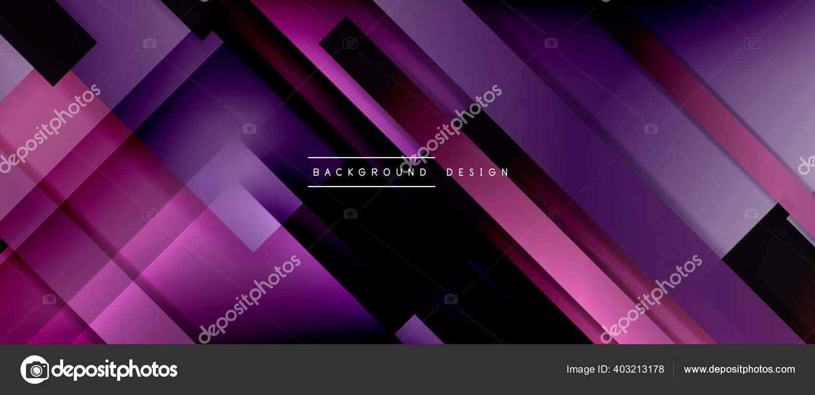 Dynamic lines on fluid color gradient. Trendy geometric abstract ...
