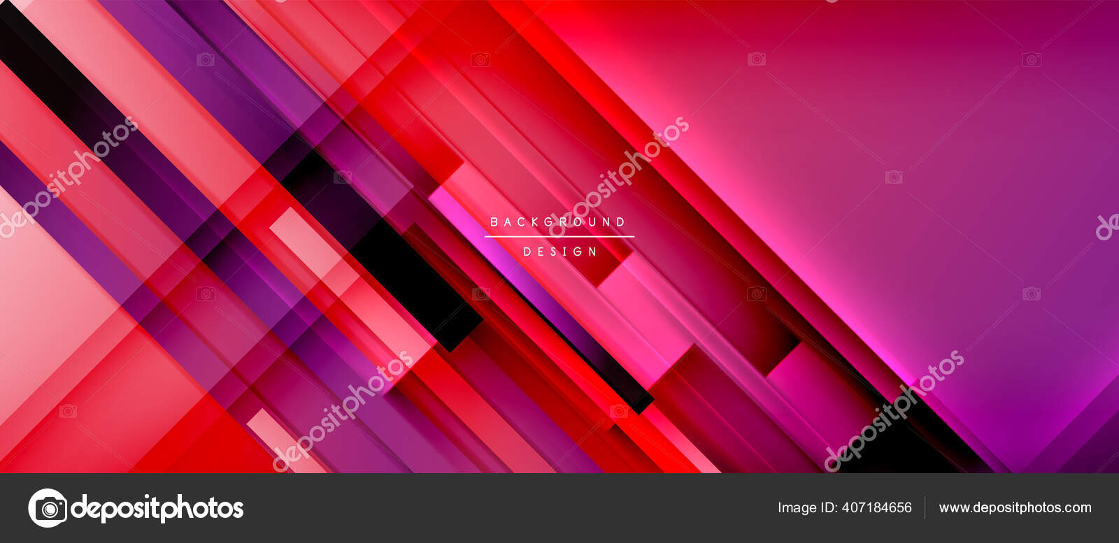 Dynamic lines on fluid color gradient. Trendy geometric abstract ...