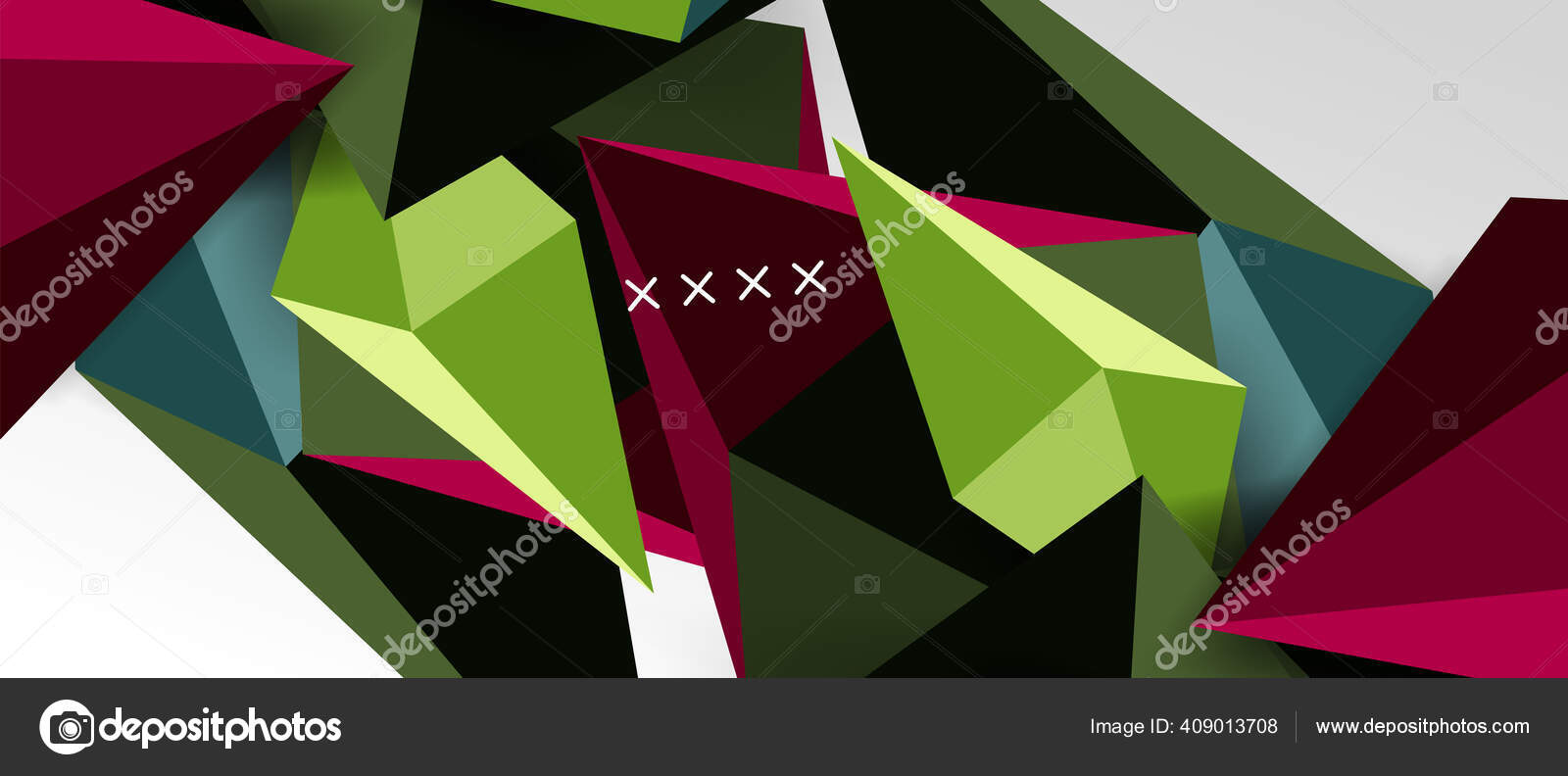 3d low poly abstract shape background vector illustration Stock Vector ...