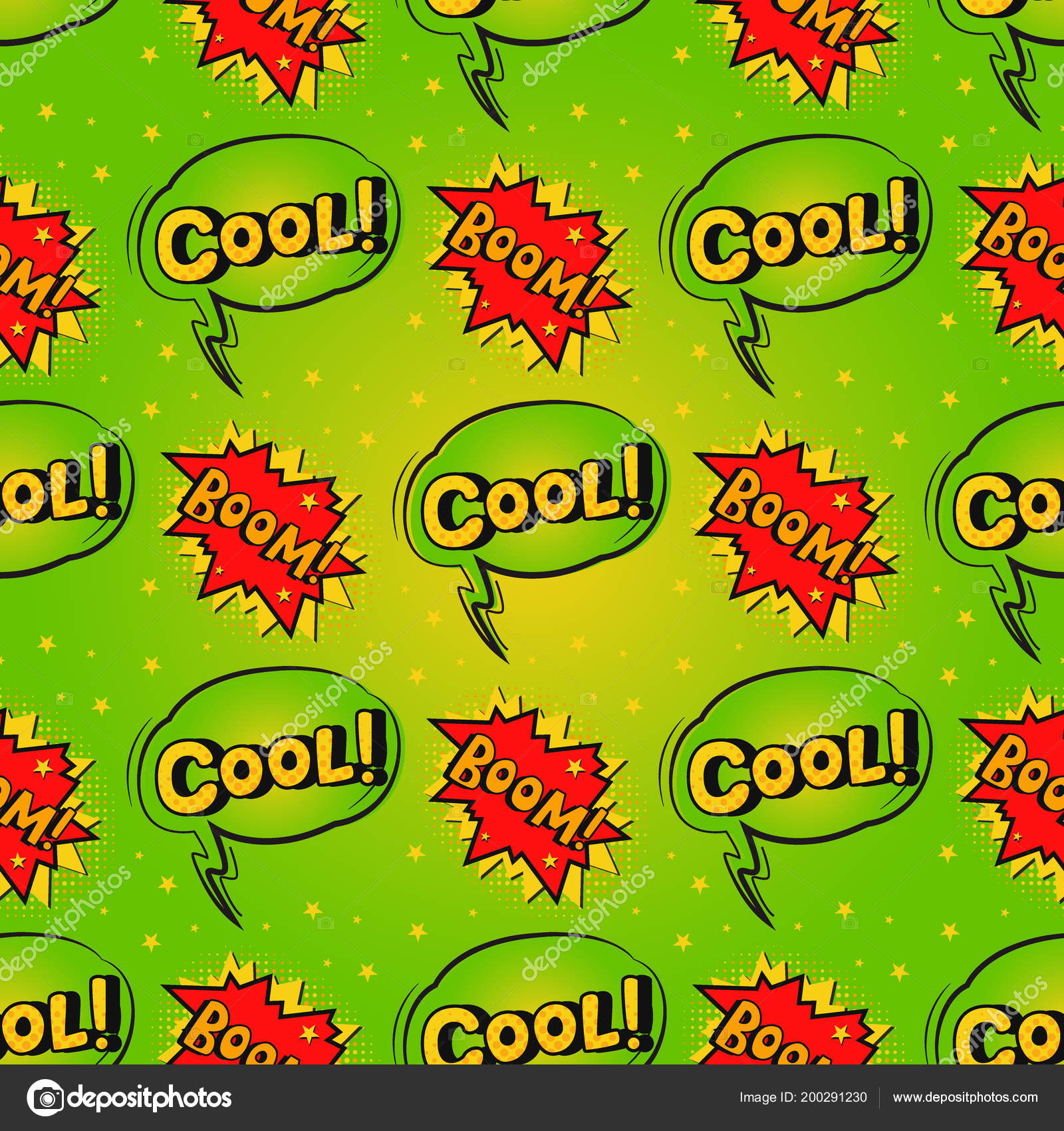 Pop art comic speech bubble boom effects vector explosion bang ...