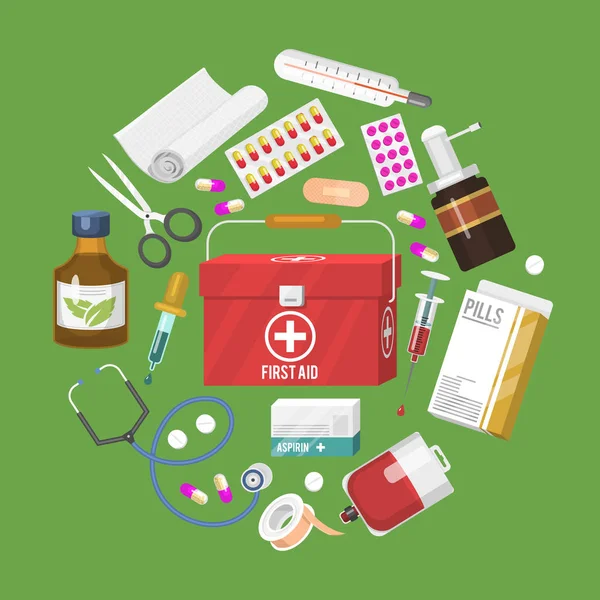 Kesehatan dan pengobatan Vector Art Stock Images | Depositphotos