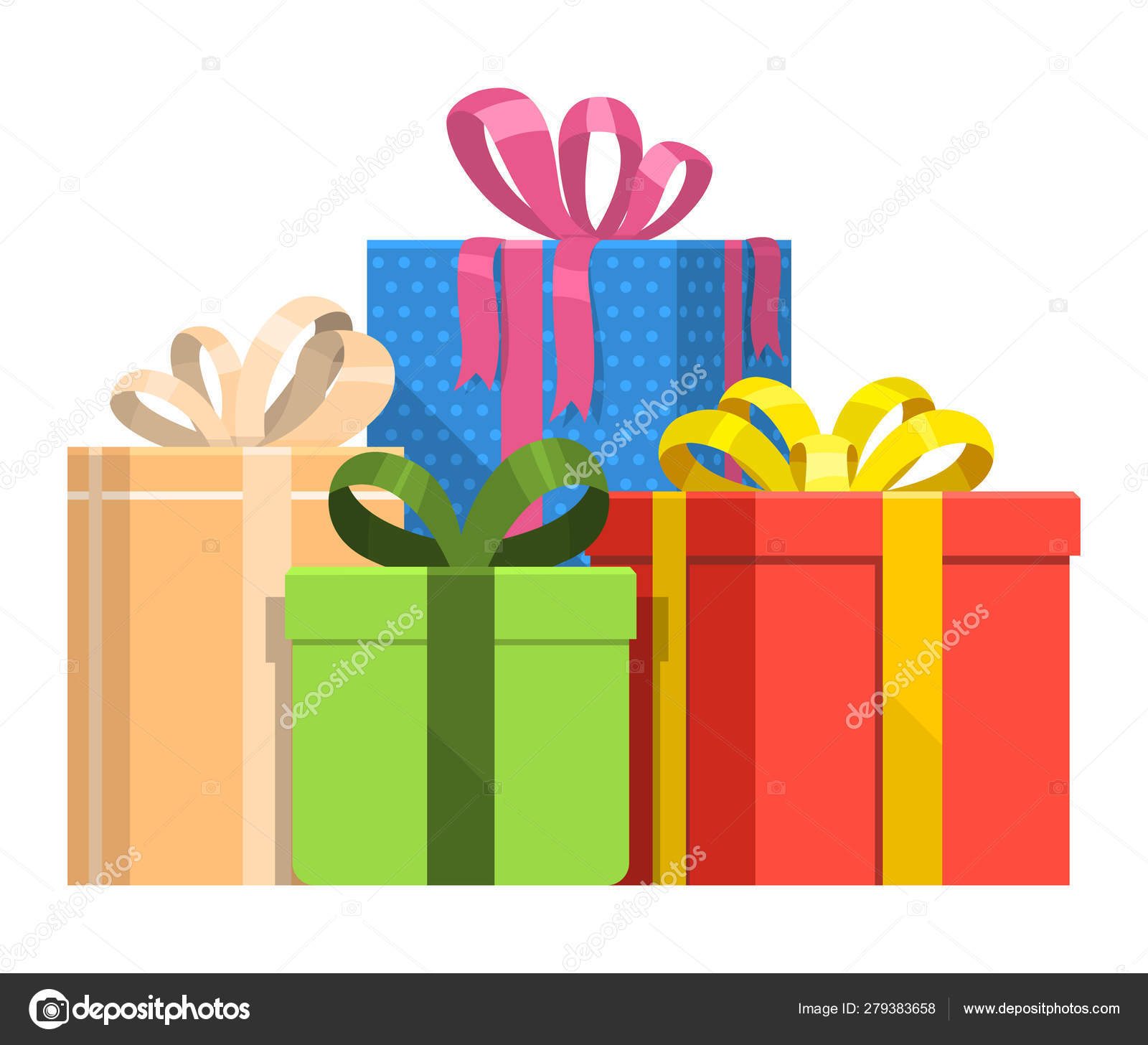 Stack Of Birthday Presents