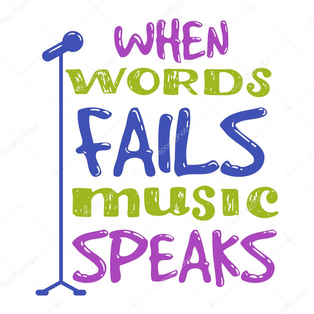 Letras musicales vector tipografía musical signo gráfico caligrafía ...