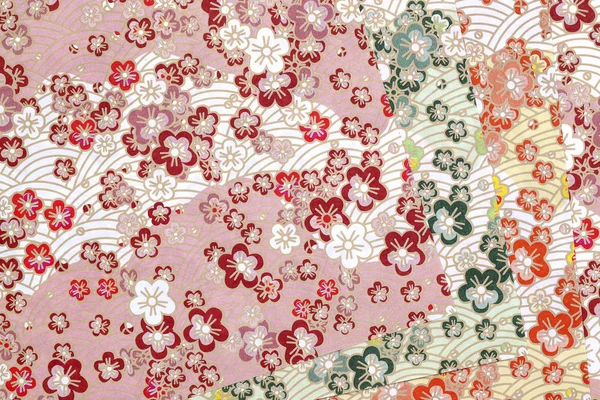 Traditional Japanese Pattern Origami Paper Texture Background Stock ...