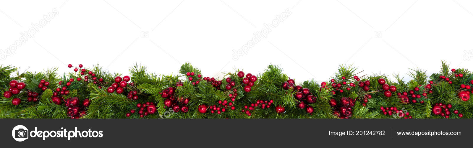 Christmas Garland Border