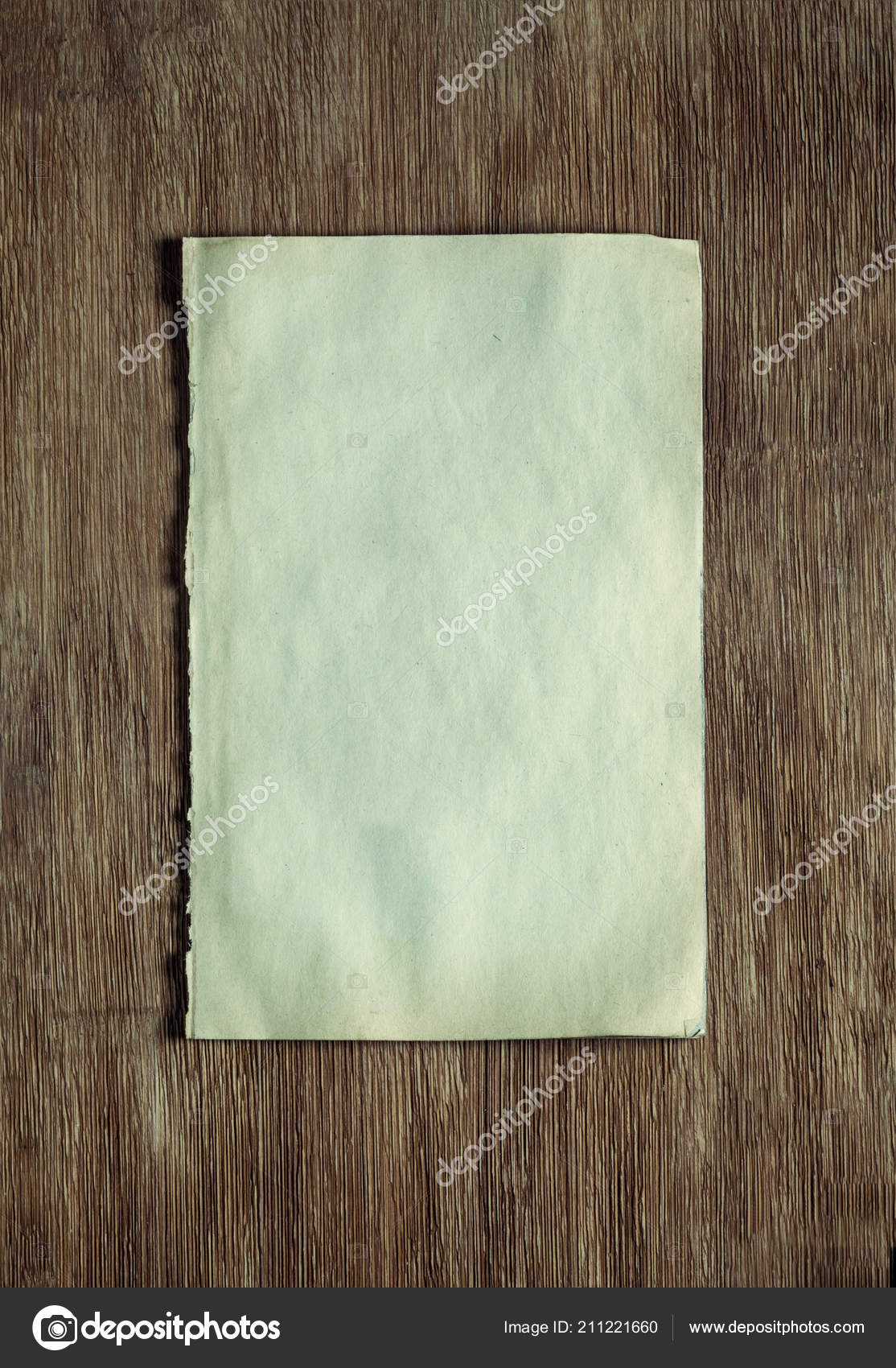 Old Paper Copy Space Wood Deck Stock Photo by ©chepko 211221660