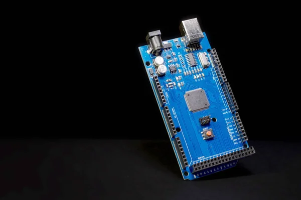 Arduino Mega Isolated White Background Close — Stock Photo © ferion ...