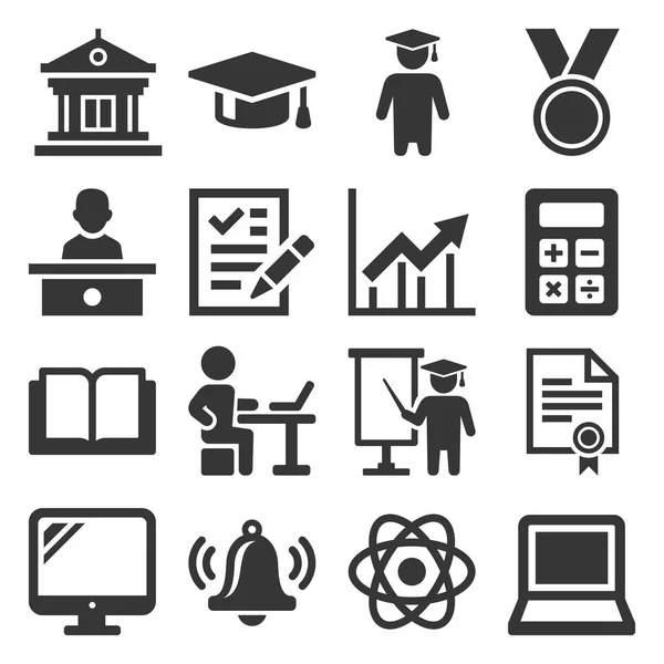 School and education icons set Stock Vector by ©in8finity 33885529