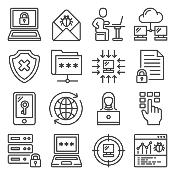 Cyber security icons Stock Photos, Royalty Free Cyber security icons ...