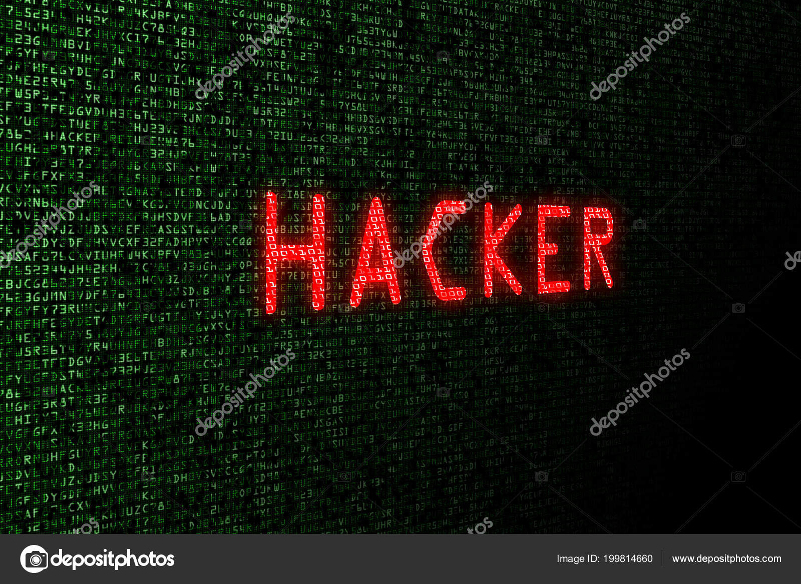 Word Hacker Binary Computer Code Background Stock Photo by ©gluber 199814660