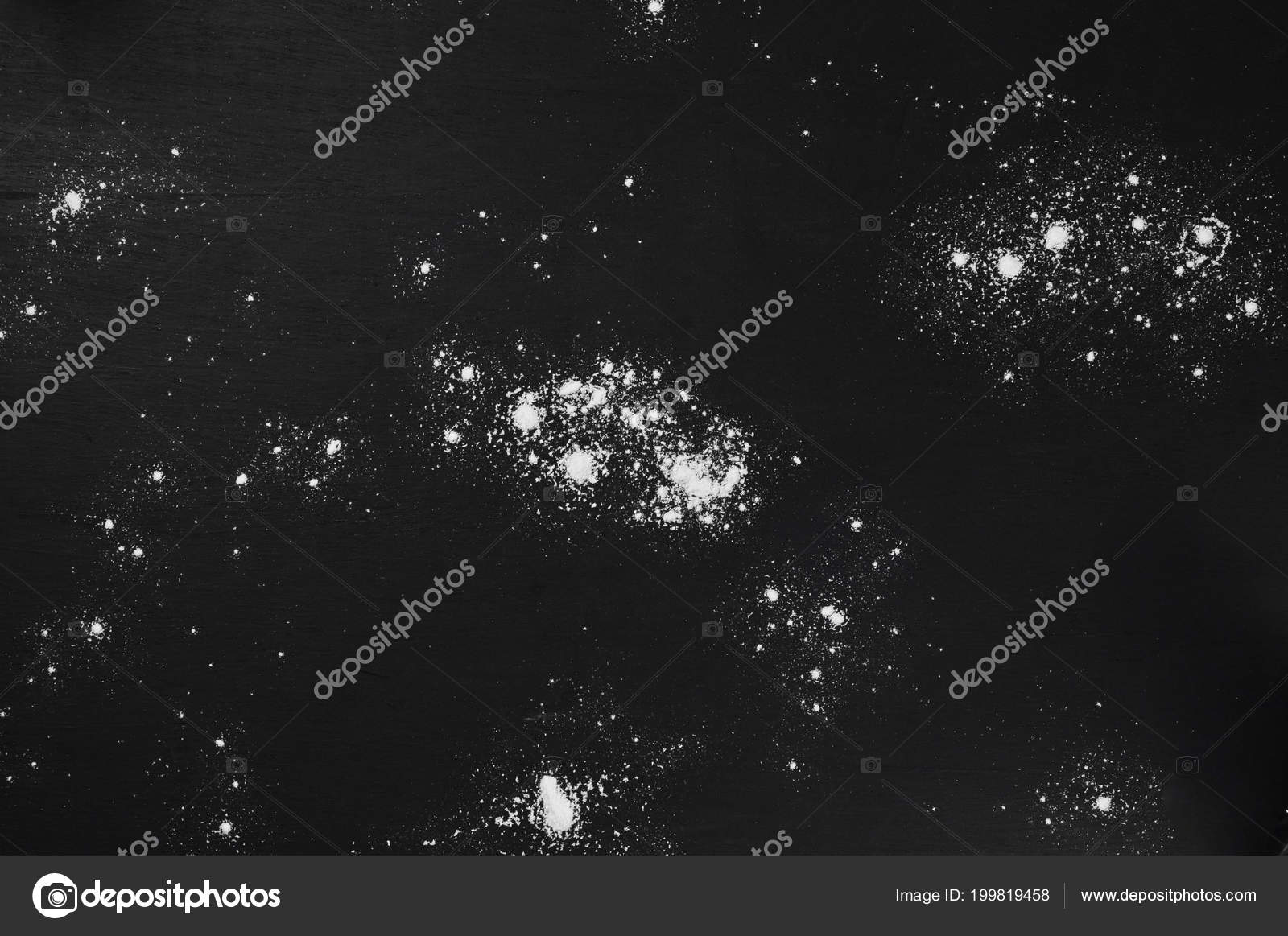Smeared Out Flour Black Background Stock Photo by ©gluber 199819458