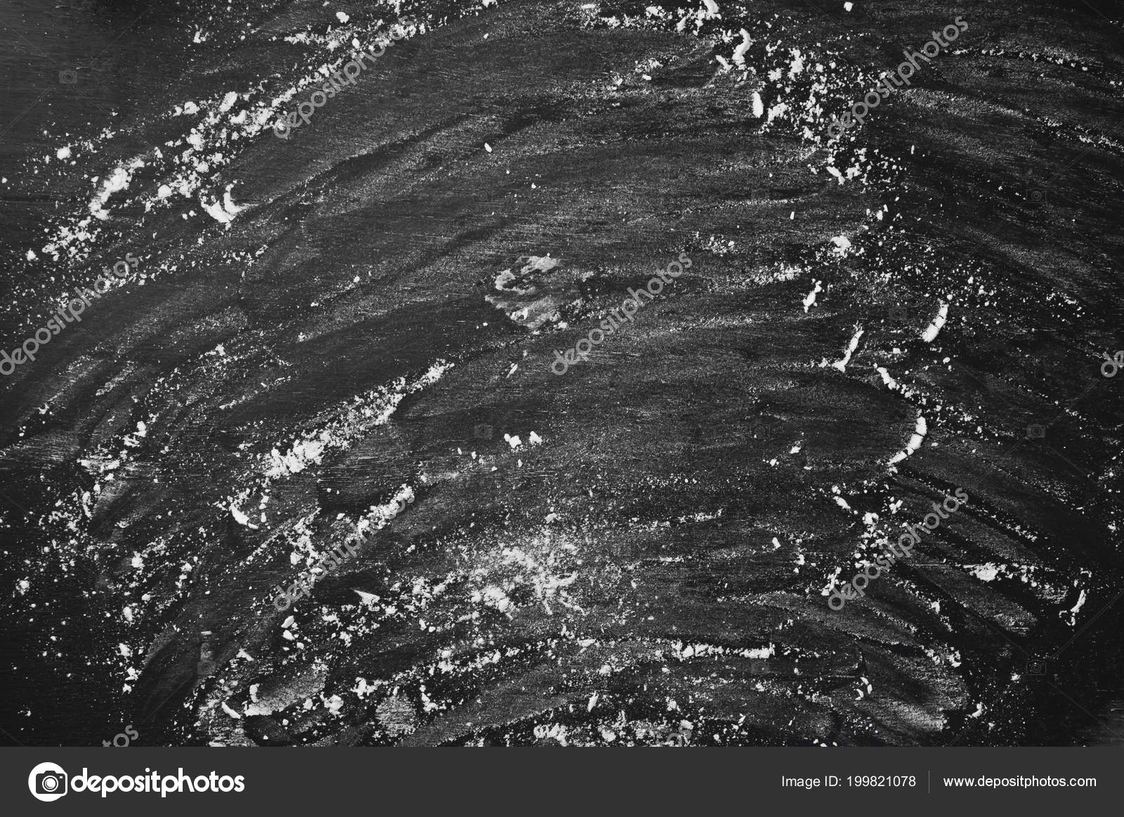 Smeared Out Flour Black Background Stock Photo by ©gluber 199821078