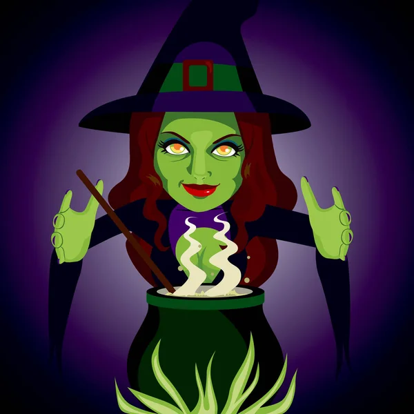 Sexy Witch Cauldron Stock Vector Image By ©kakigori 12269987