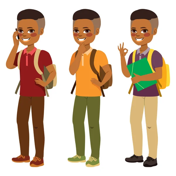 African american student Vector Art Stock Images | Depositphotos