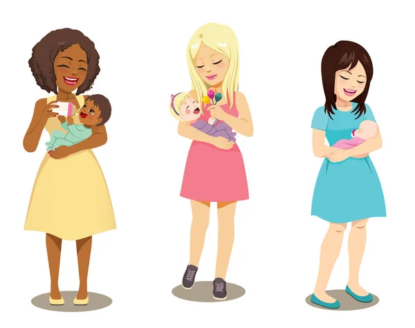 Diverse babies Vector Art Stock Images | Depositphotos