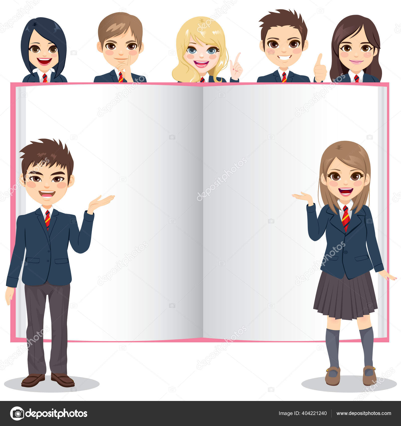 Student Group Presentation Cartoon