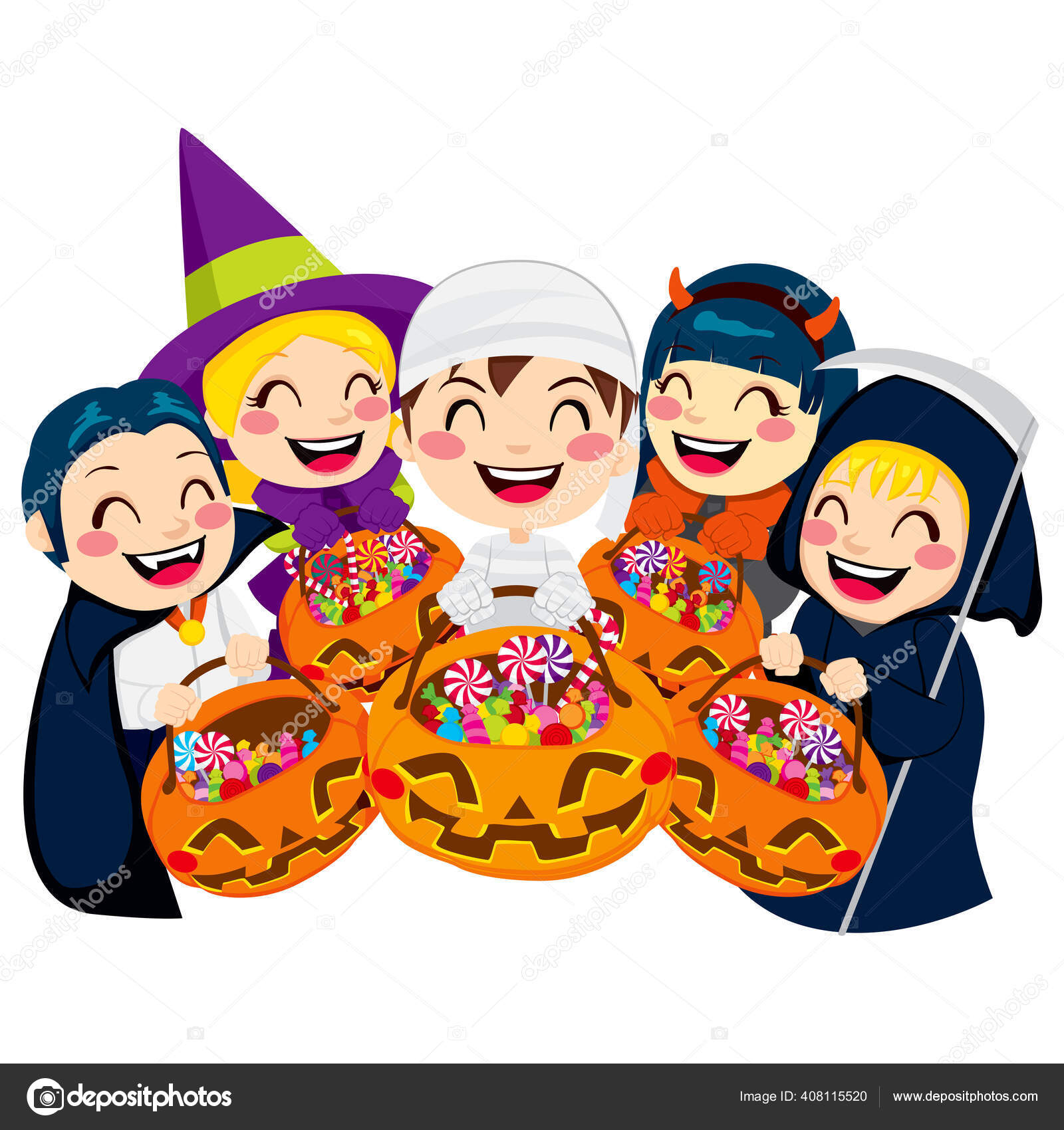 Trick Or Treat Clipart For Kids