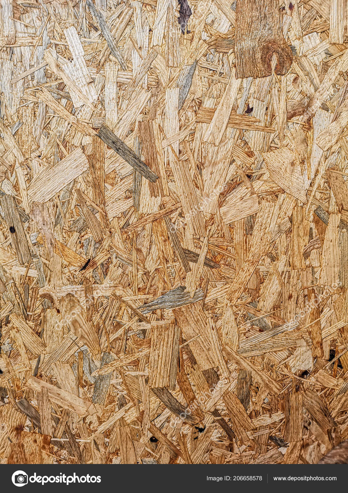 Brown Oriented Strand Plywood Board Surface Texture Background — Stock ...