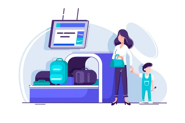 17 Baggage screening flat icon Vector Images | Depositphotos