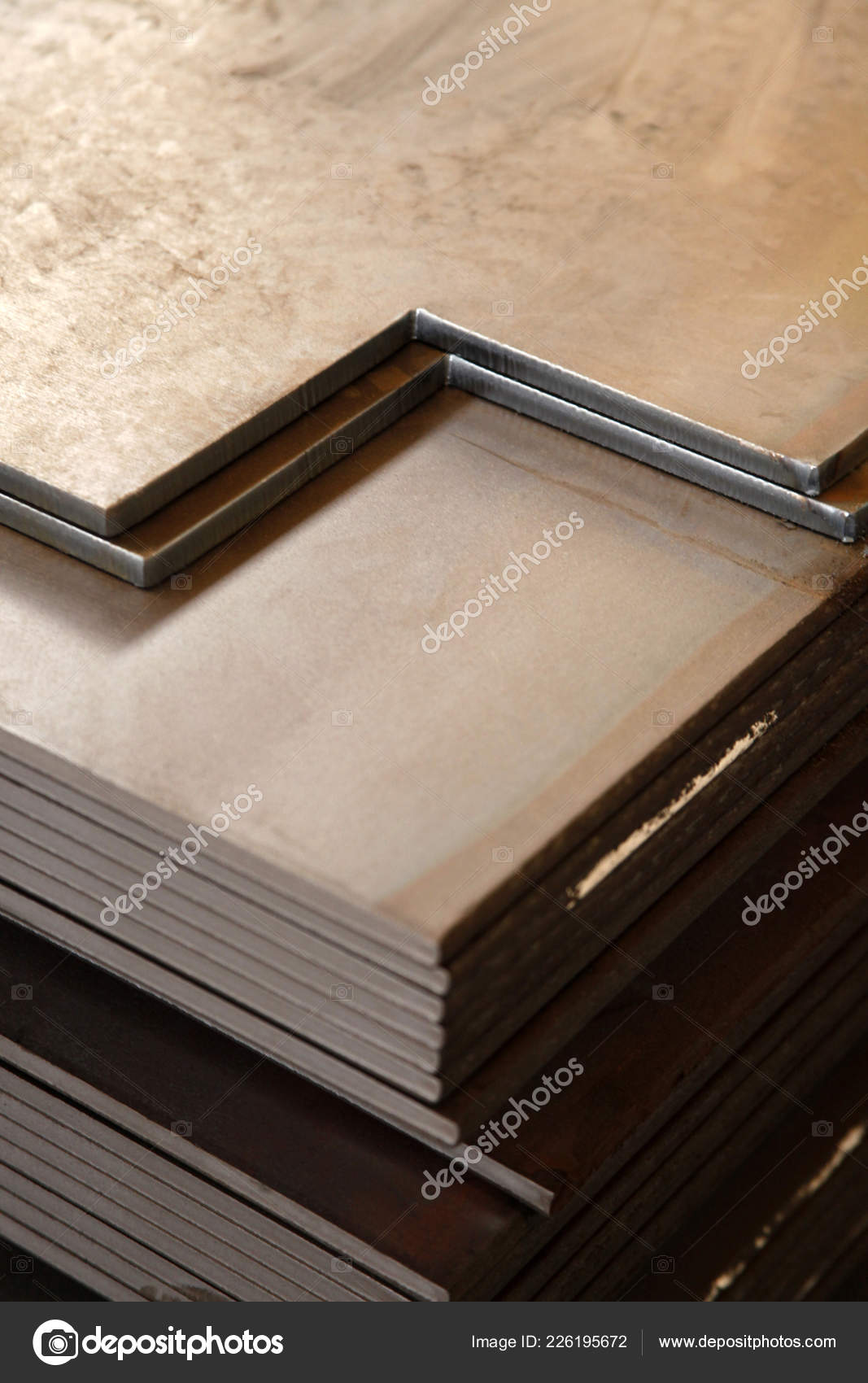 Stack Steel Sheet — Stock Photo © reflex_safak #226195672