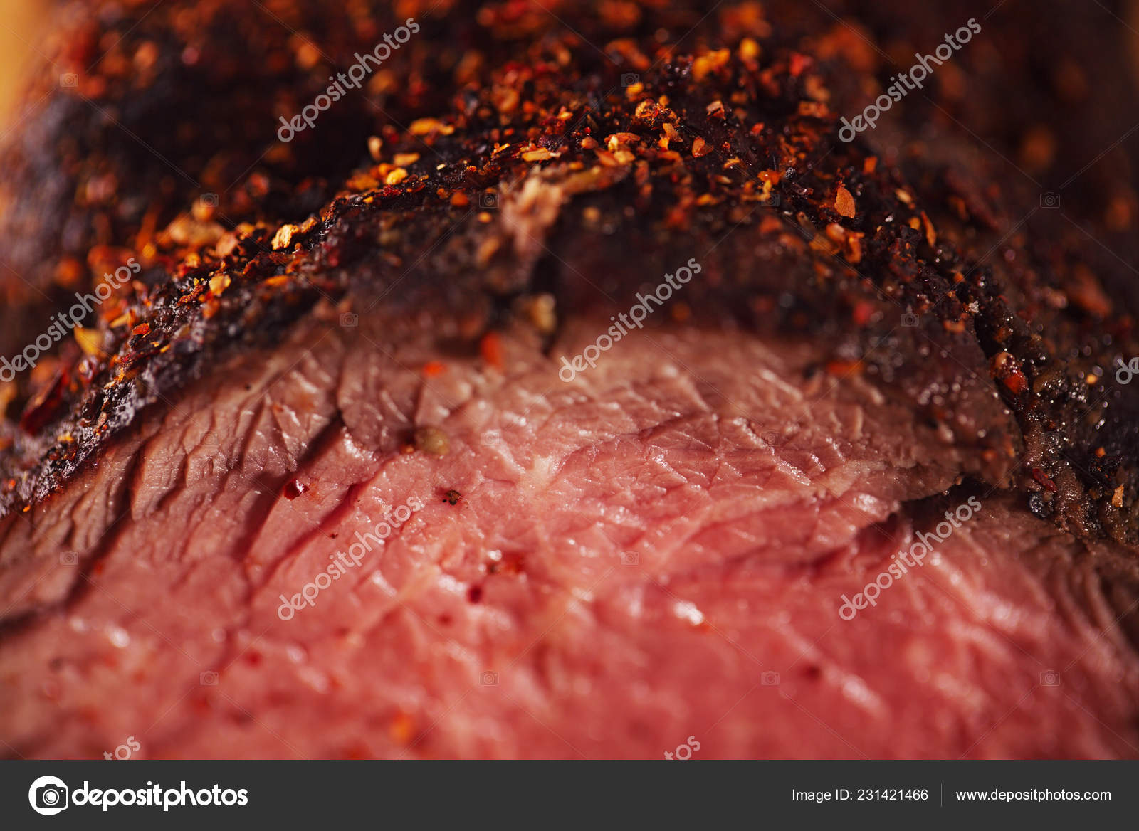 Roast Beef Steak Chipotle Chilli Flakes Perfectly Sous Vide Cooked ...