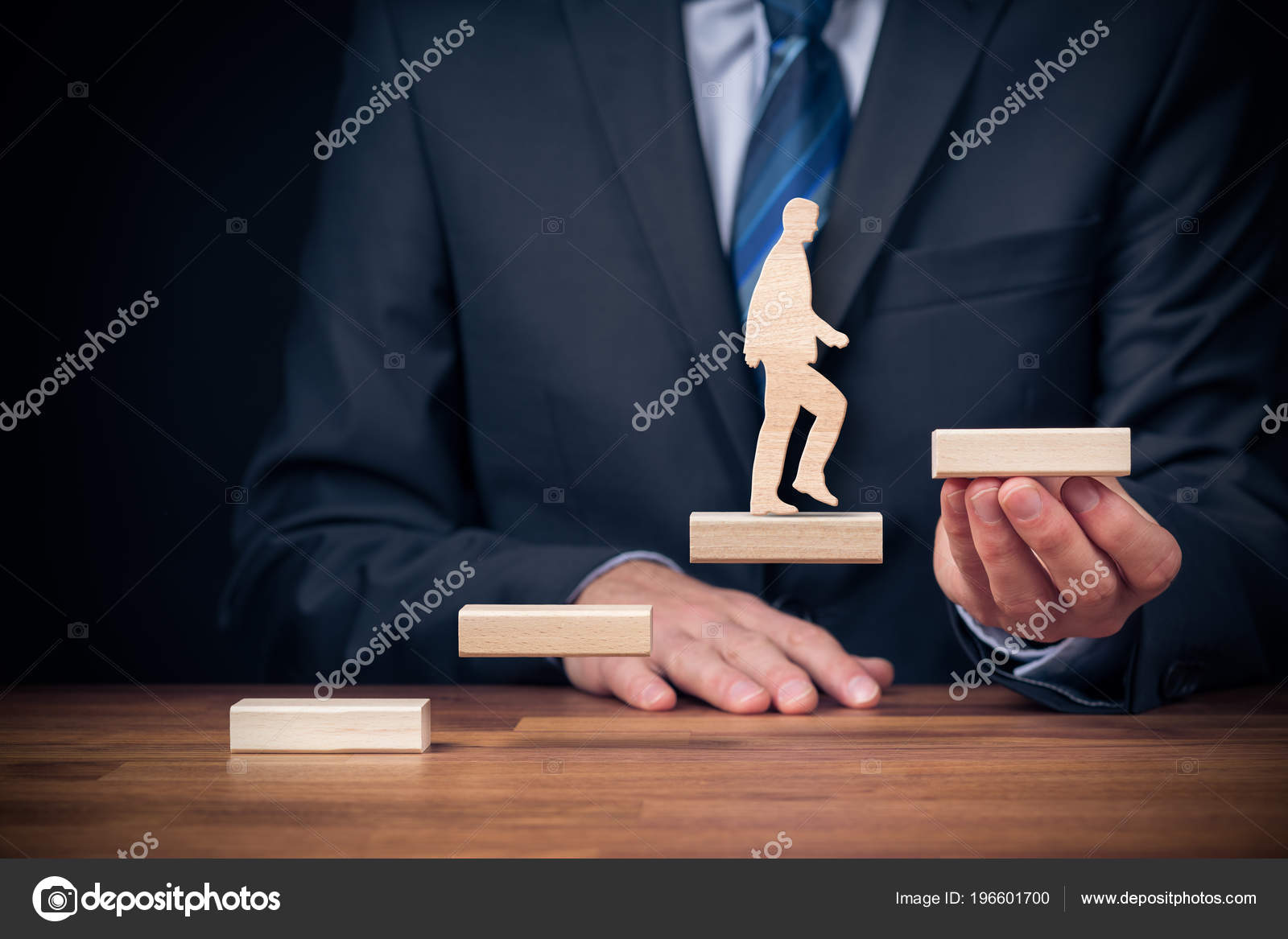 Crecimiento Personal Profesional Progreso Conceptos Potenciales — Foto ...