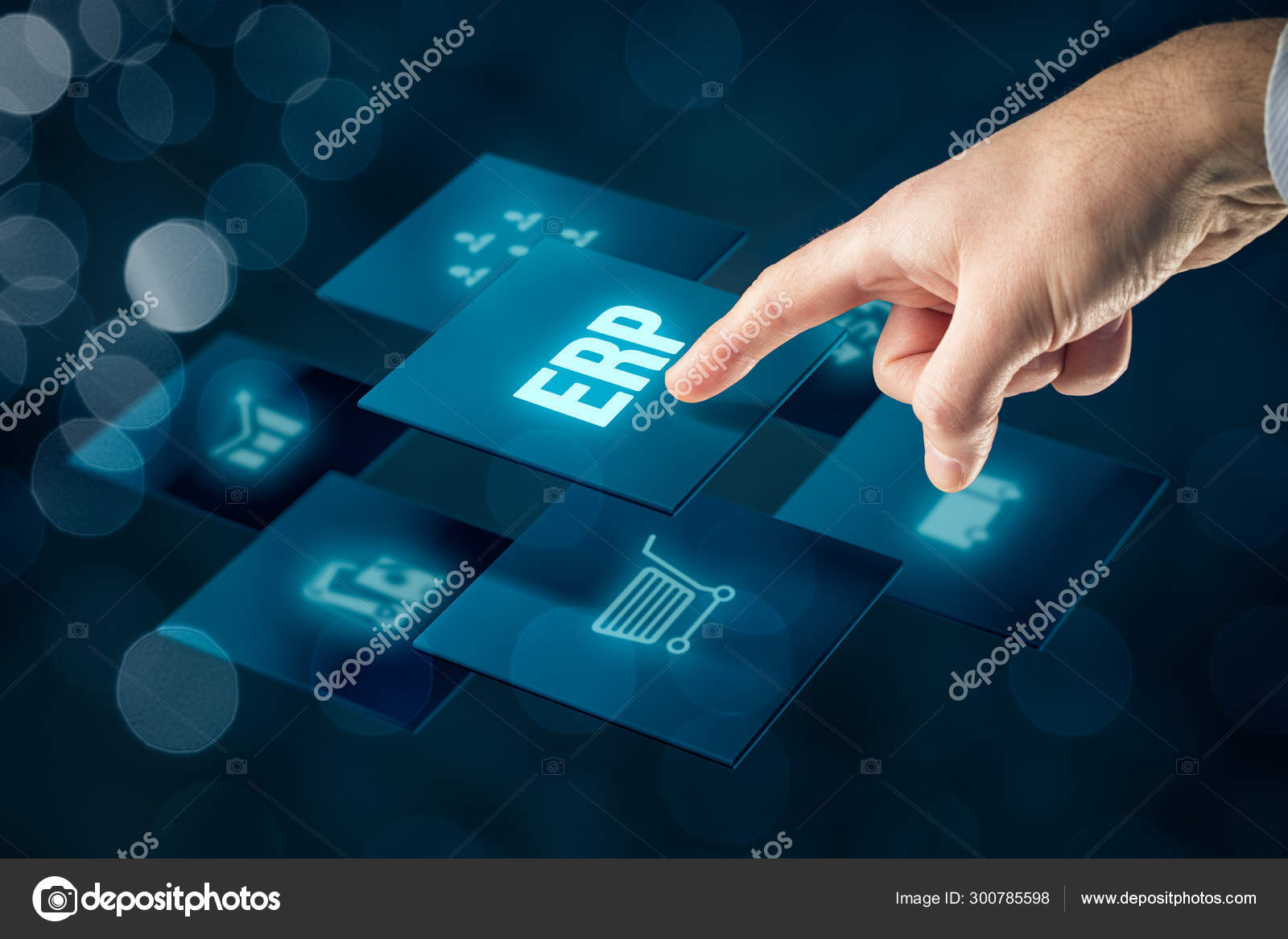 Enterprise resource planning ERP — Stock Photo © Jirsak #300785598