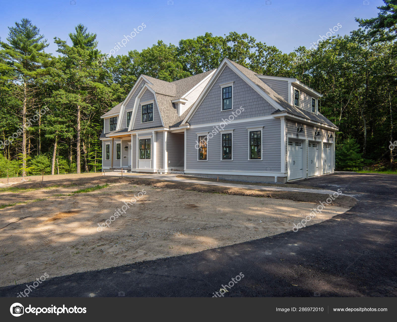 New Just Finished House Construction Suburbs Upcoming Landscaping ...